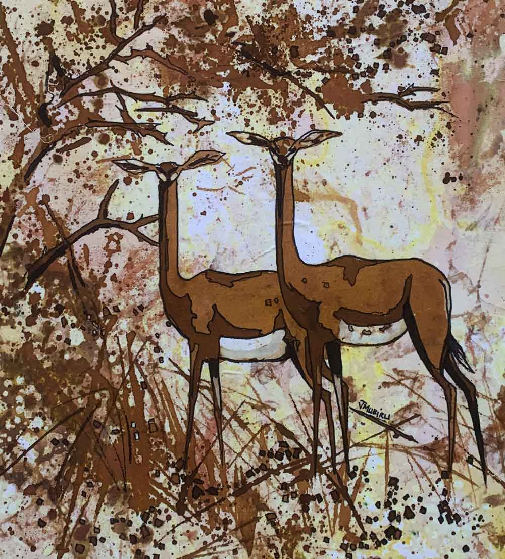 Original African Oil Paintings | Artist John Mubiru | African Art